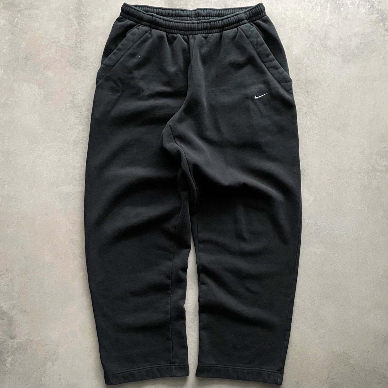 Vintage 2000's Nike Black Sunfaded Essential Y2K... - Depop