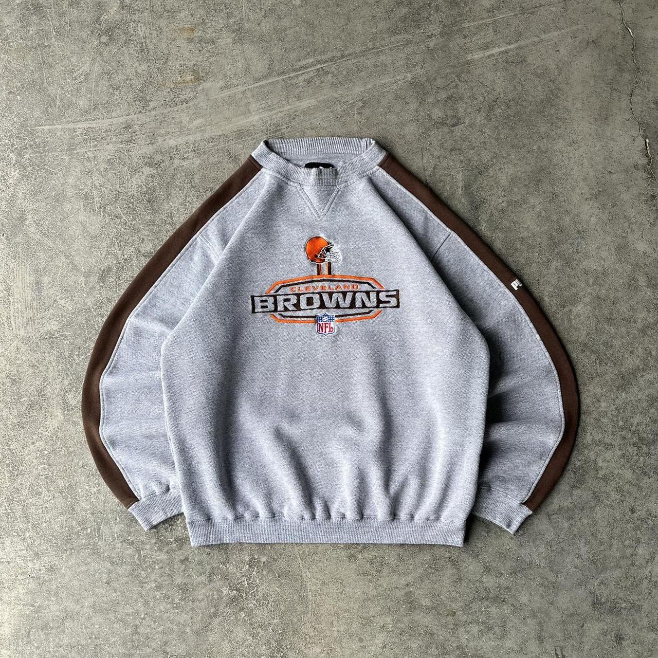 Vintage 90's Puma NFL Cleveland Browns Football... - Depop