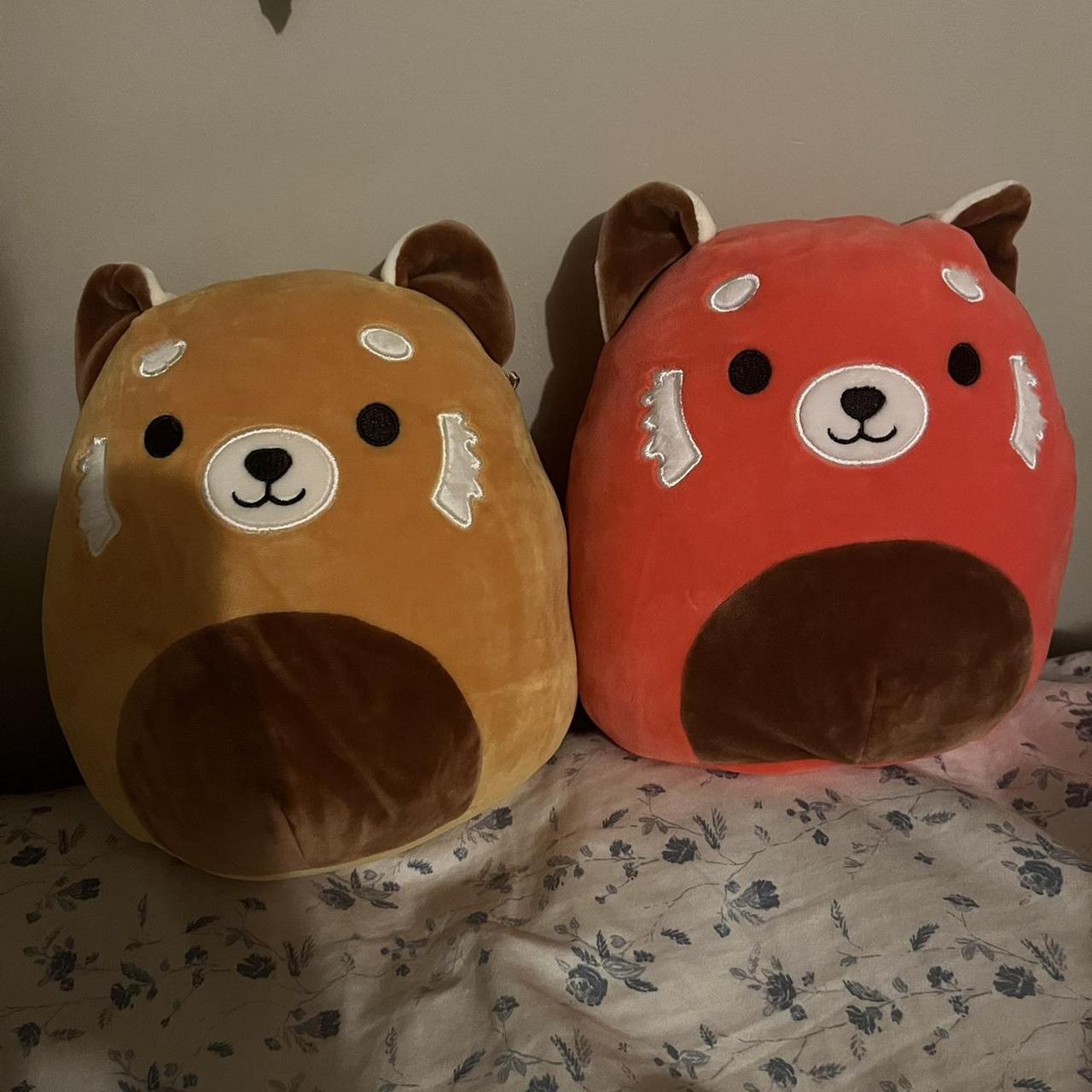 Squishmallow red panda bundle Includes 1 Seth 8” and... - Depop