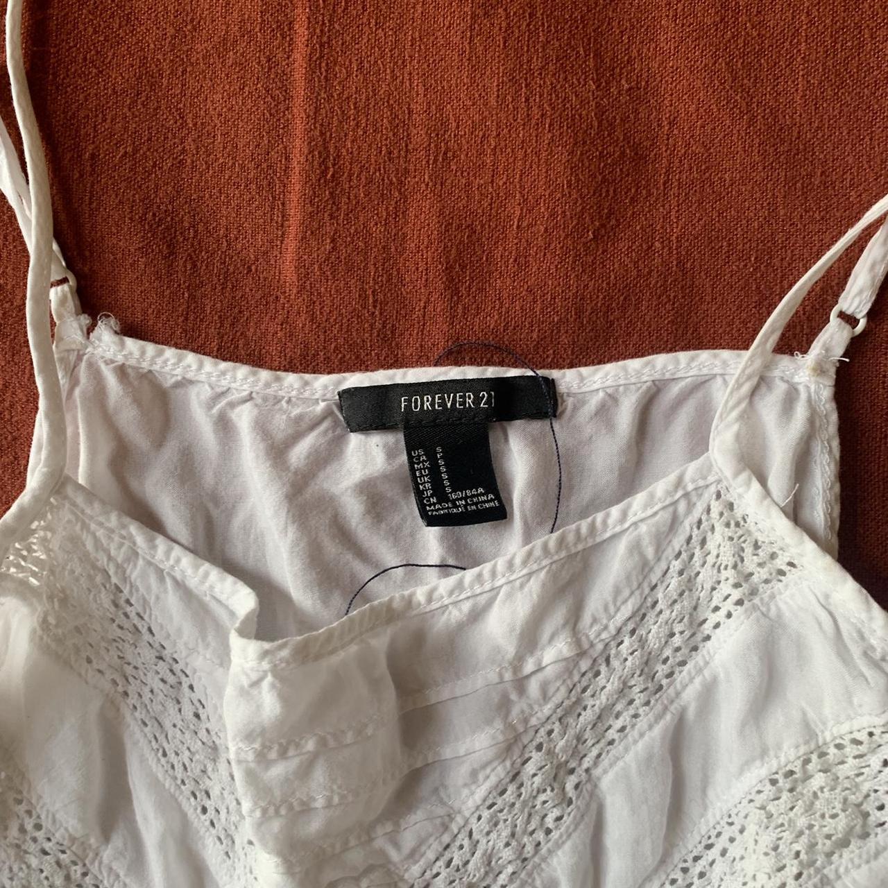 Forever 21 lace trim top. Perfect for a cute... - Depop