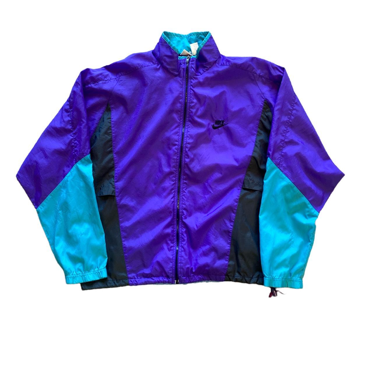 Nike Men's Purple and Black Jacket | Depop