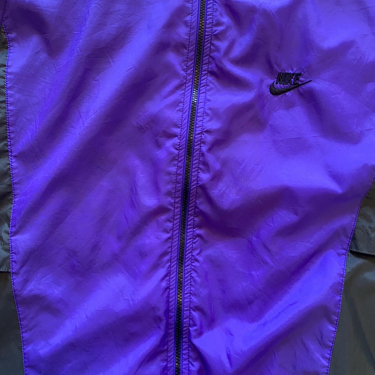 Nike Men's Purple and Black Jacket | Depop