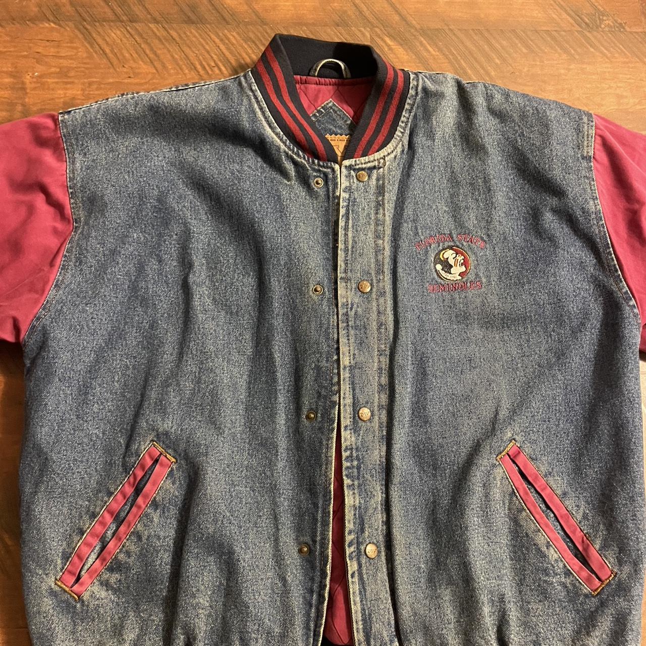 Vintage FSU L Denim Jacket - Never Worn - Depop