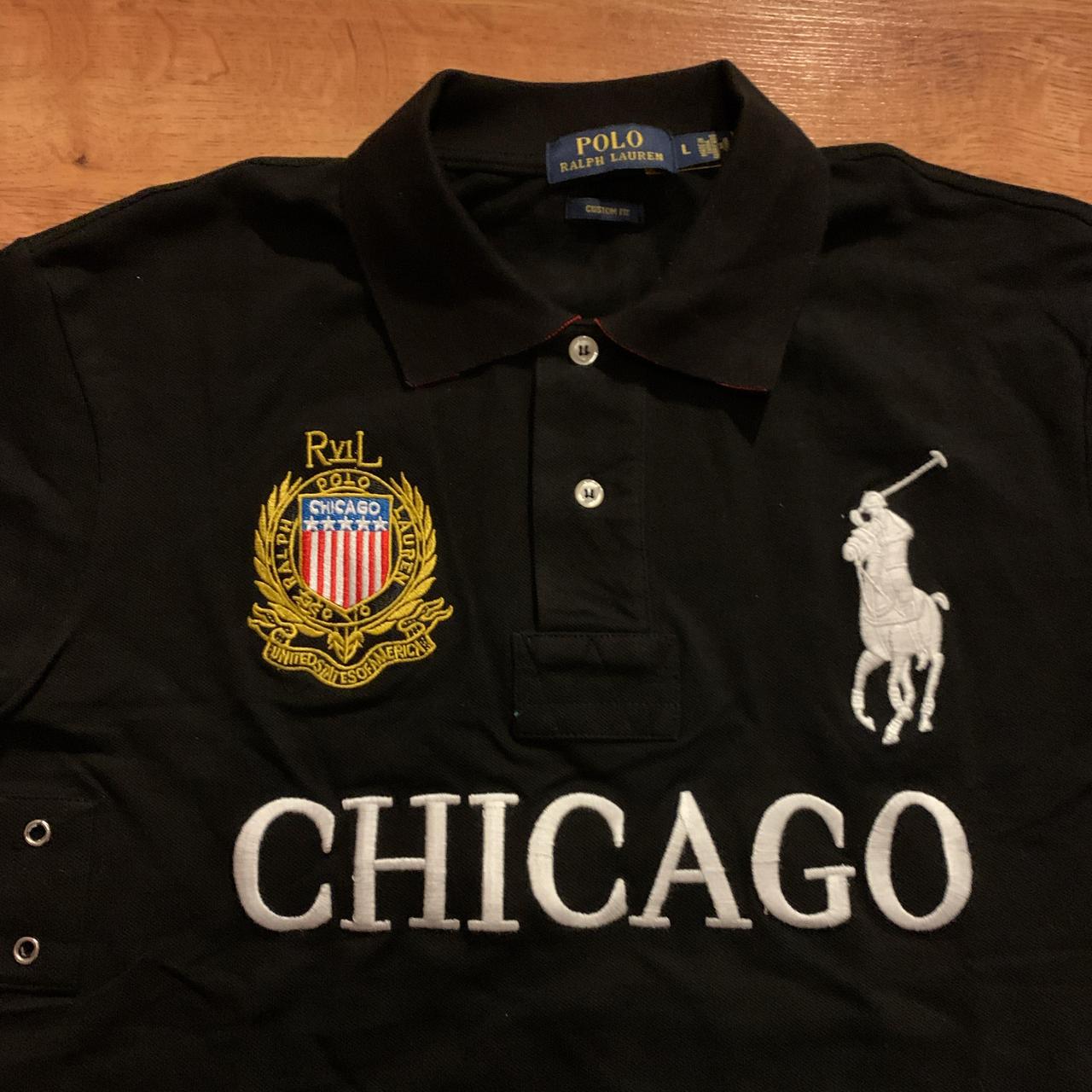 Chief Keef ralph lauren polo chicago mens size L... - Depop