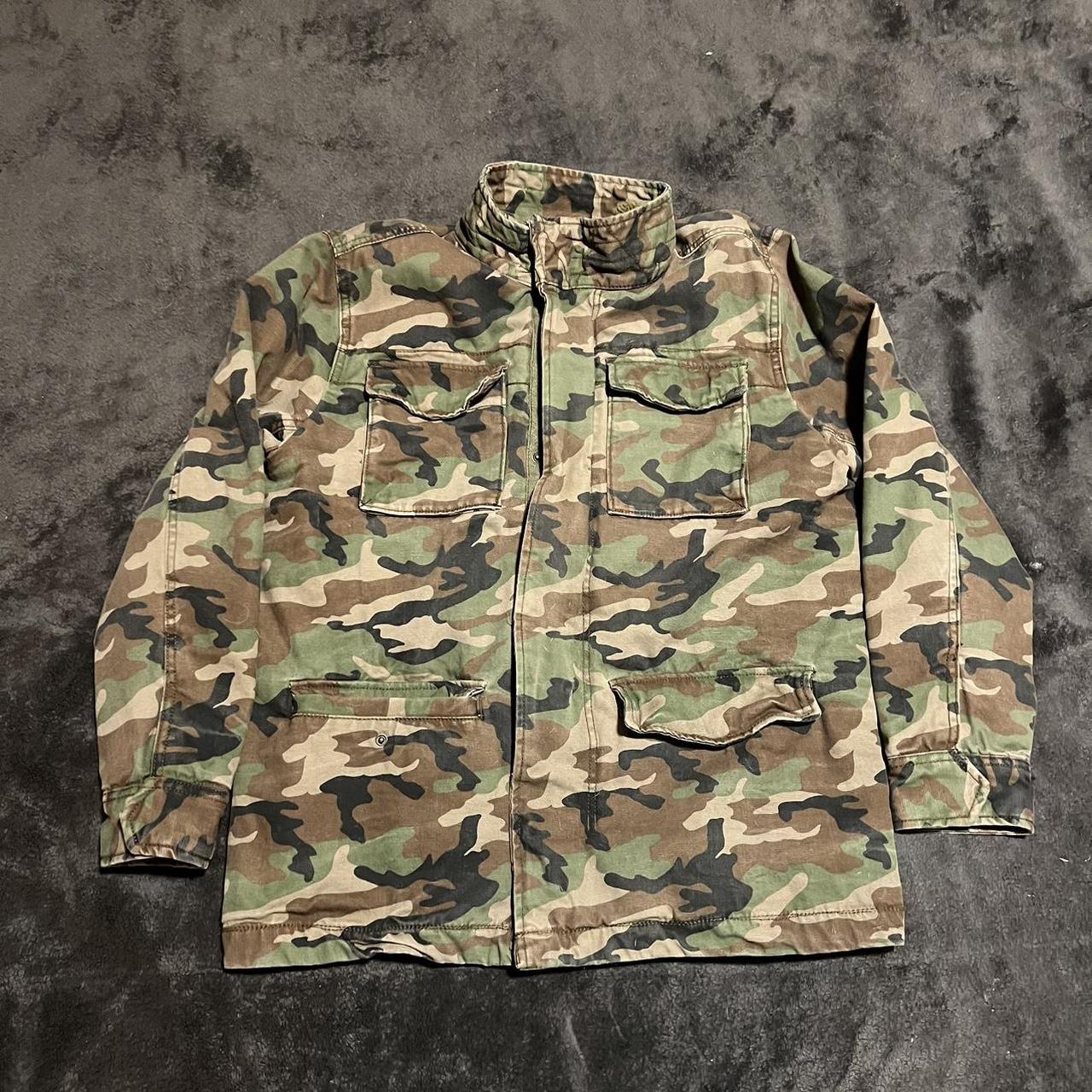 Carhartt type camo jacket Size Medium Jacket is... - Depop