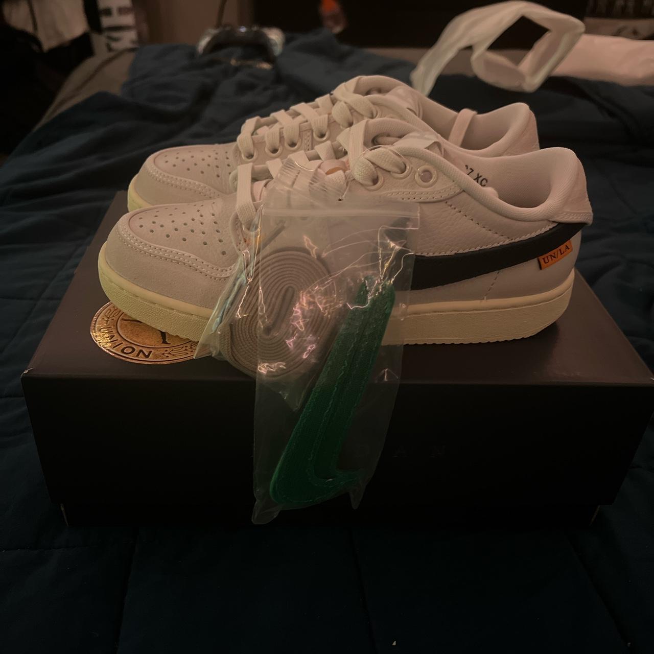 Jordan Union Size 4 Deadstock with box and laces.... - Depop