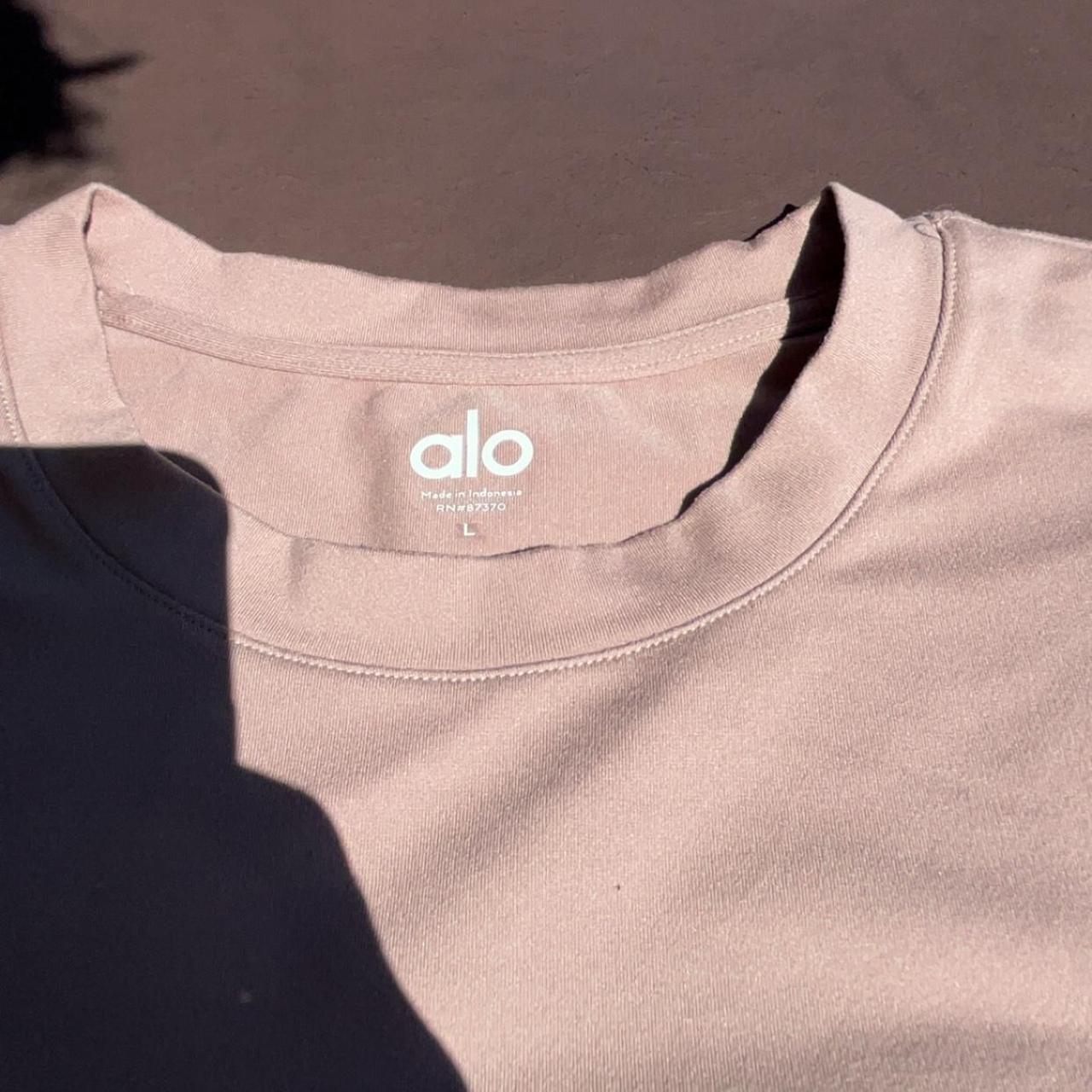 Alo Fitness Short Sleeve Hung dried Retail ~ 70... - Depop