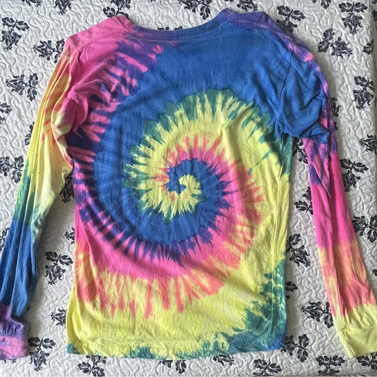 tye dye shirt multicolors Jon Lauren Size:... - Depop