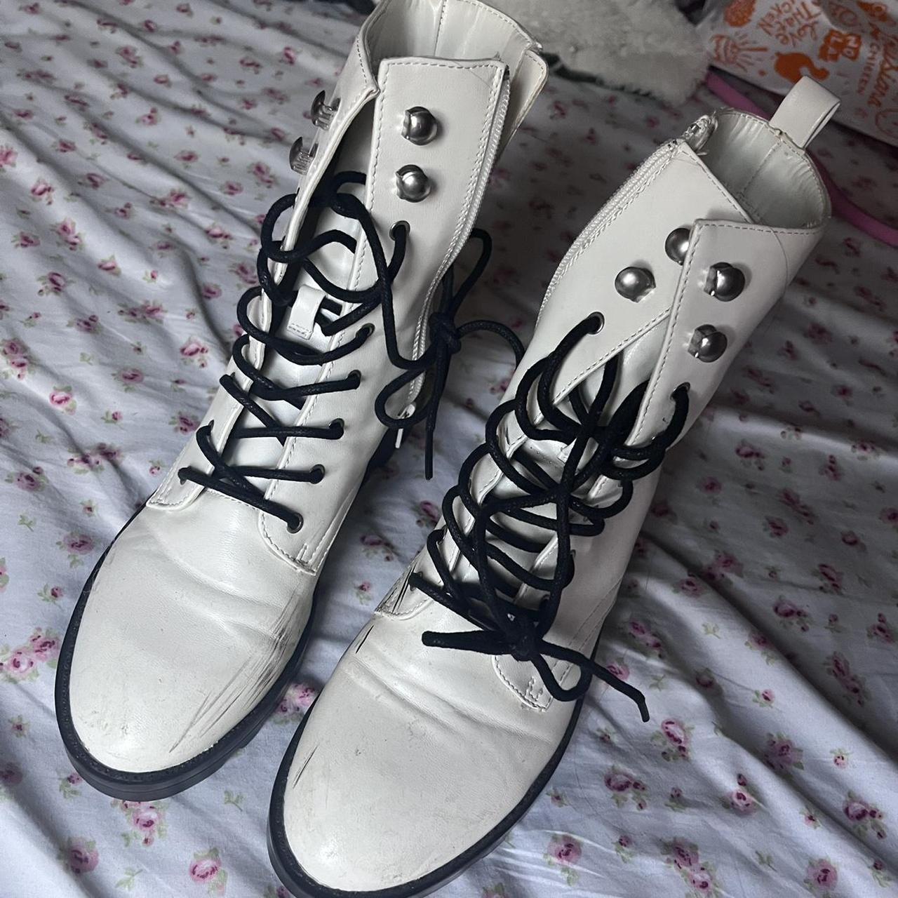 Doc marten look alike 🖤🤍 ⭐️Please don’t buy while... - Depop