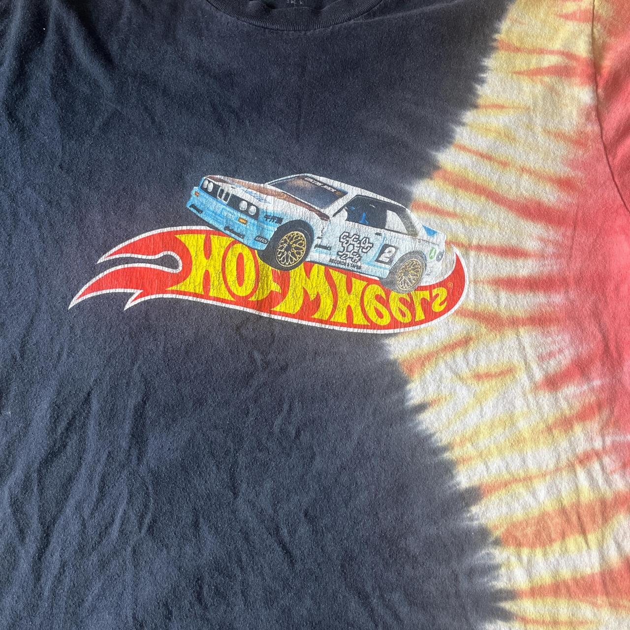 Travis Scott x Hot Wheels T Shirt Medium Tie... - Depop