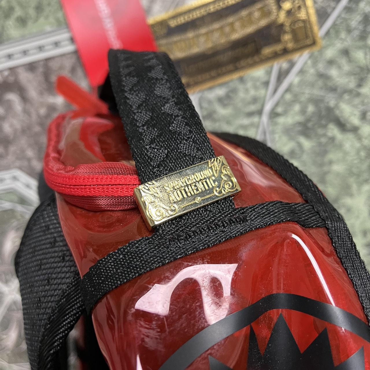 Sprayground Shark Rip Me Open Clear See Through... - Depop