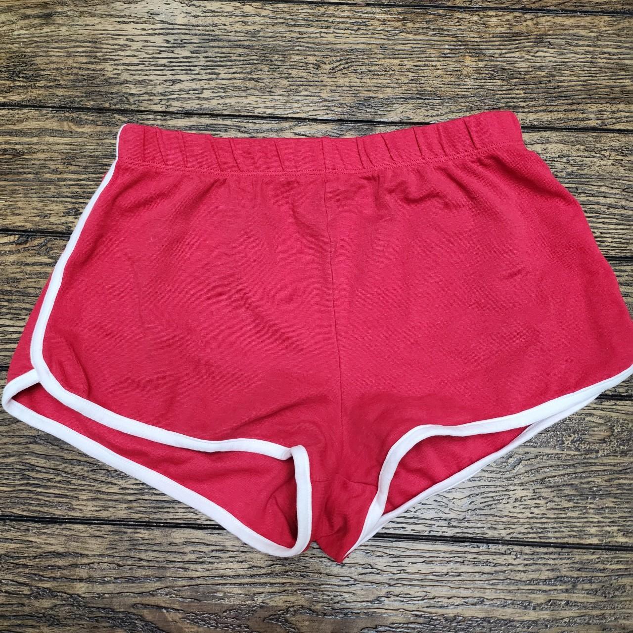 Zara Red Mini Shorts Bnwot Never Worn Just Took Depop