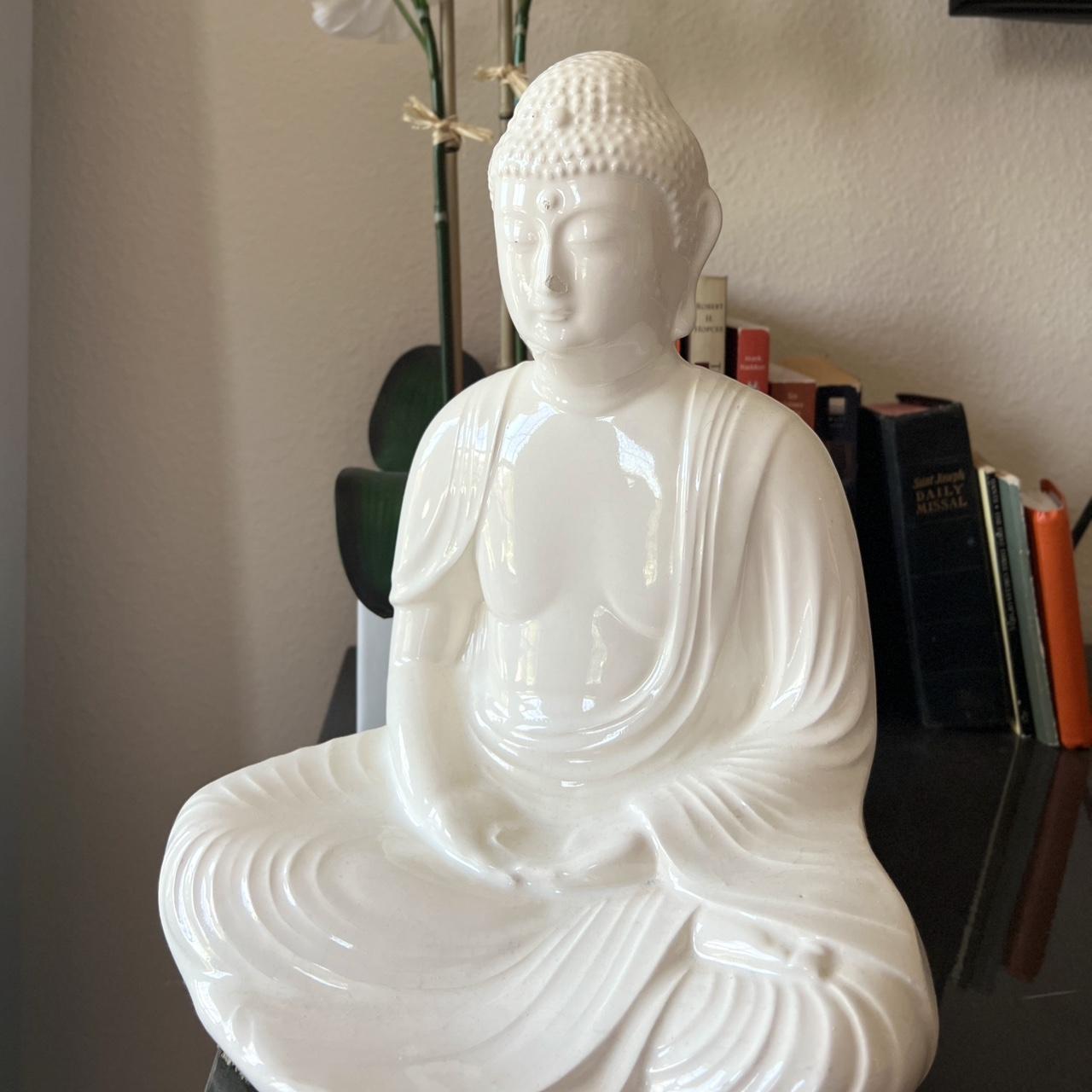 Ganesh Palavelli Sagebrook Home Ceramic Buddha Head Sculpture For Home ...