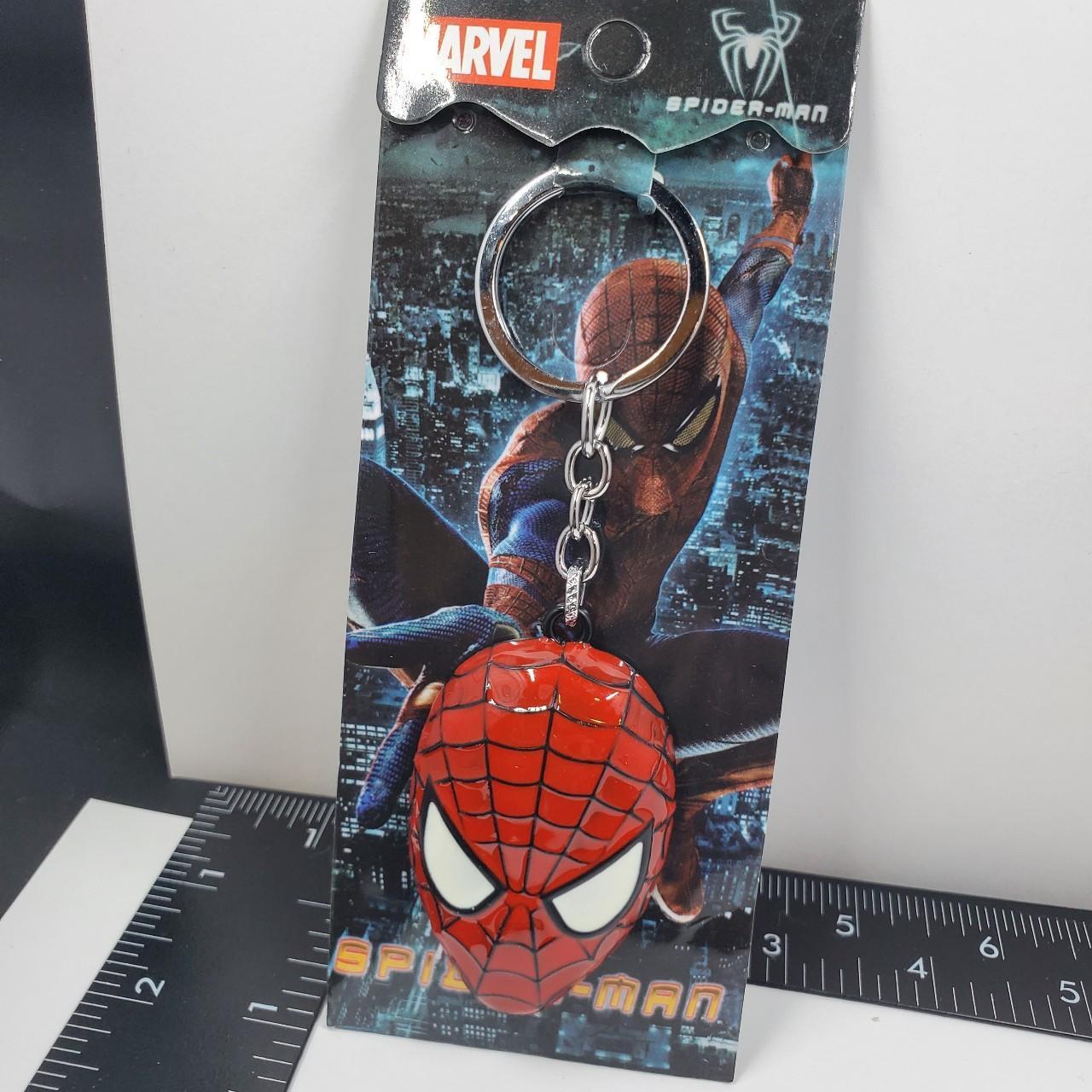 Spiderman metal keychain Marvel new #spiderman... - Depop