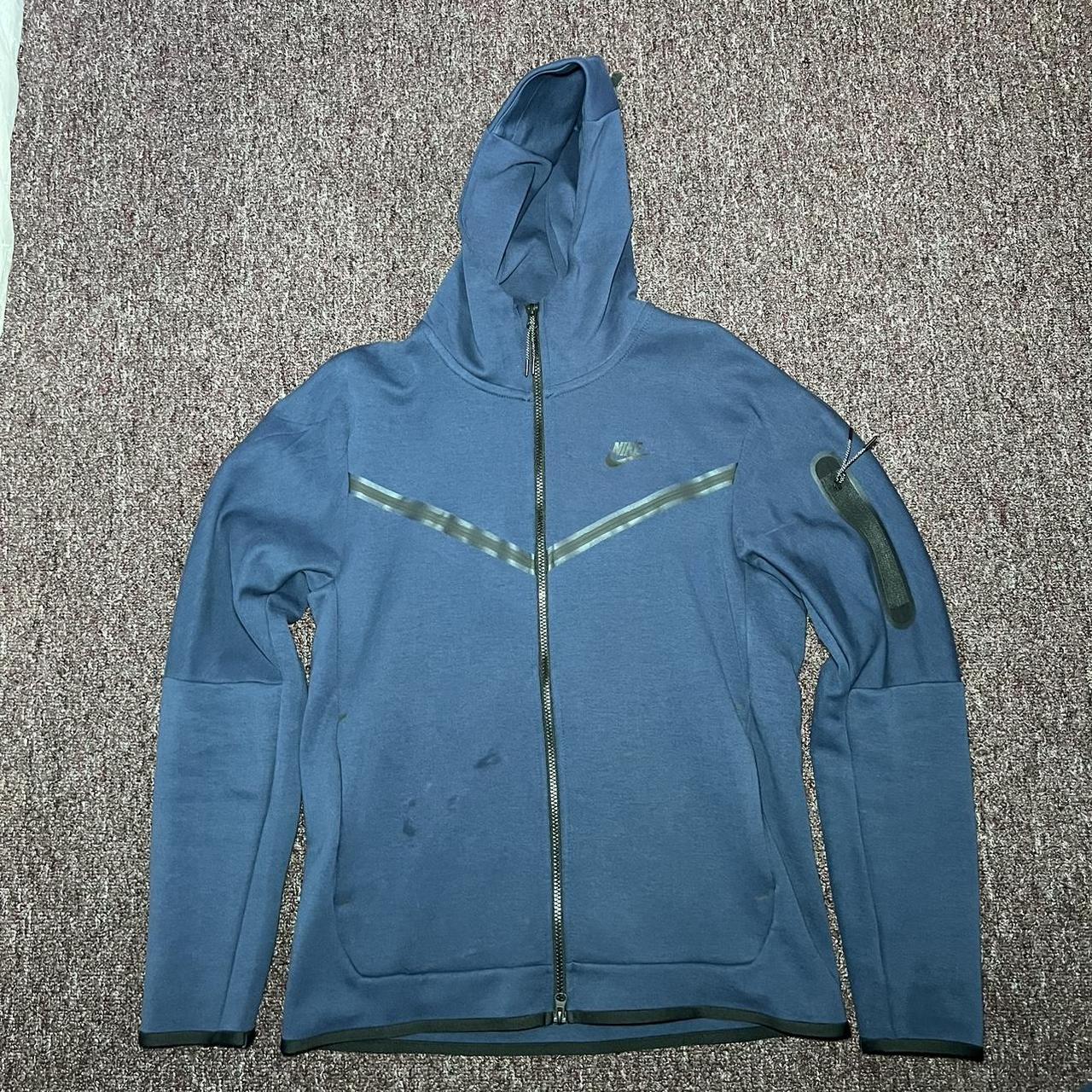 Nike Tech Fleece (Navy Blue) Size Medium Small oil... - Depop