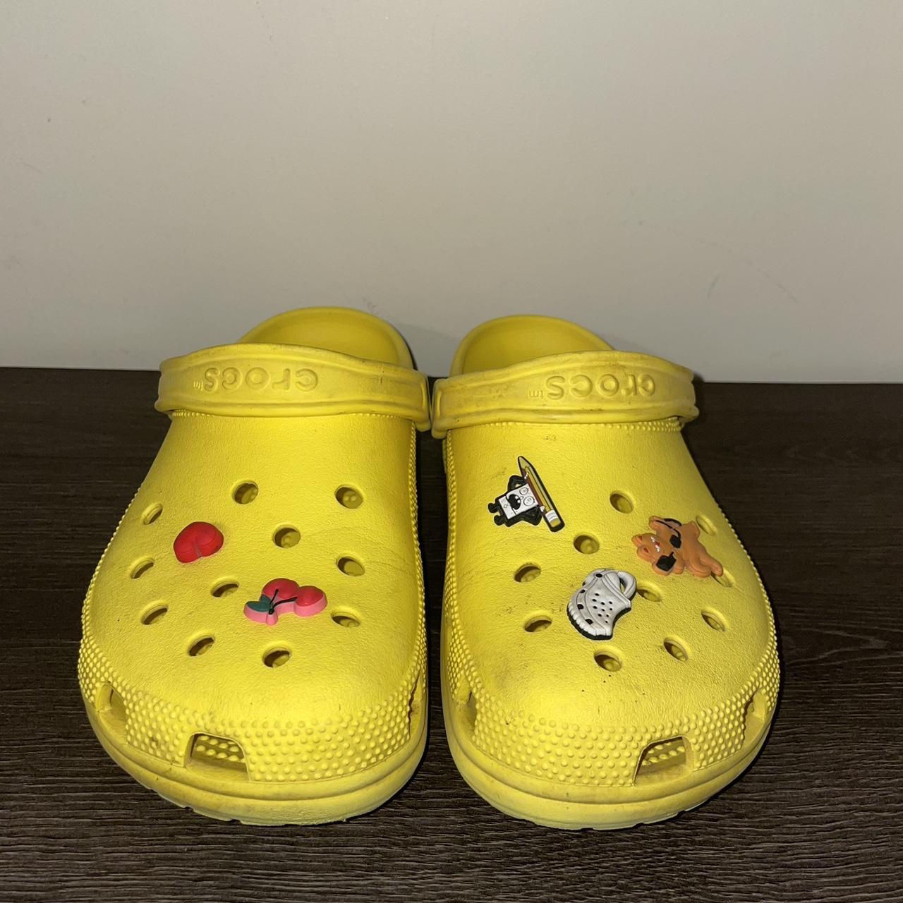 Crocs Men's Yellow Clogs | Depop