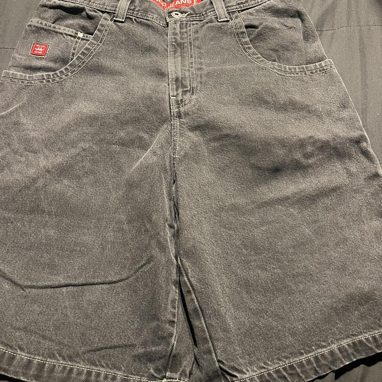 CRAZY RARE FIRE JNCO blue dragón tribal jorts🐉‼️‼️... | Depop