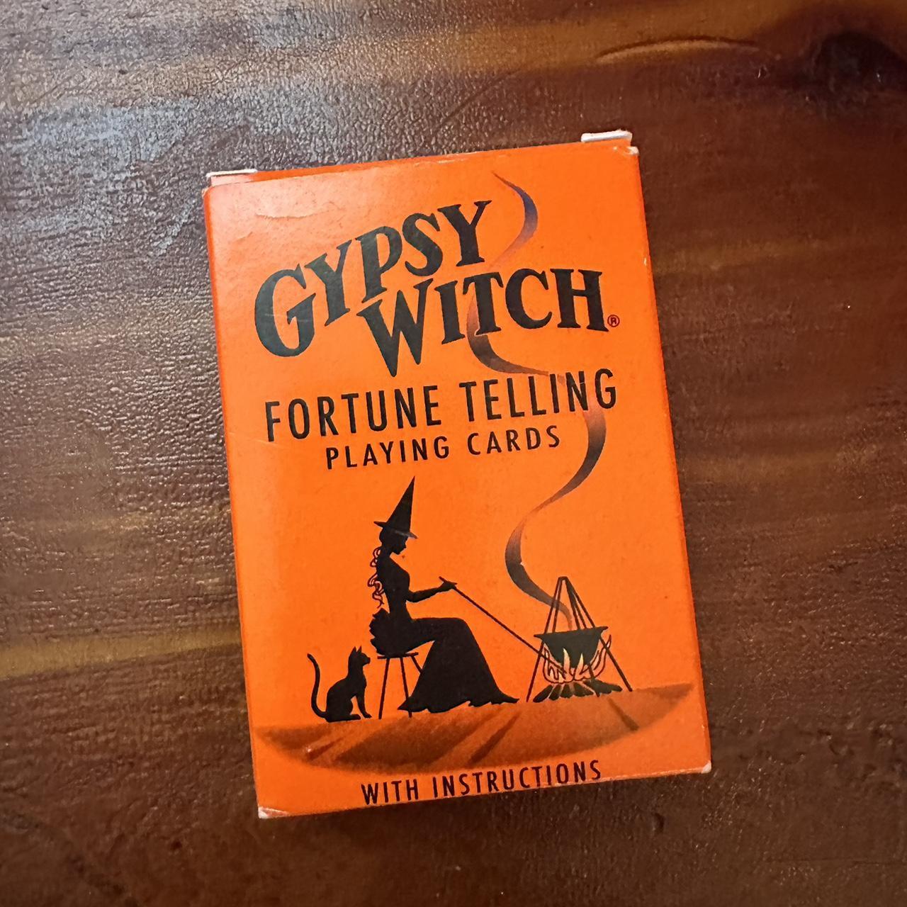 Vintage Gypsy Witch Fortune Telling Playing Cards Depop