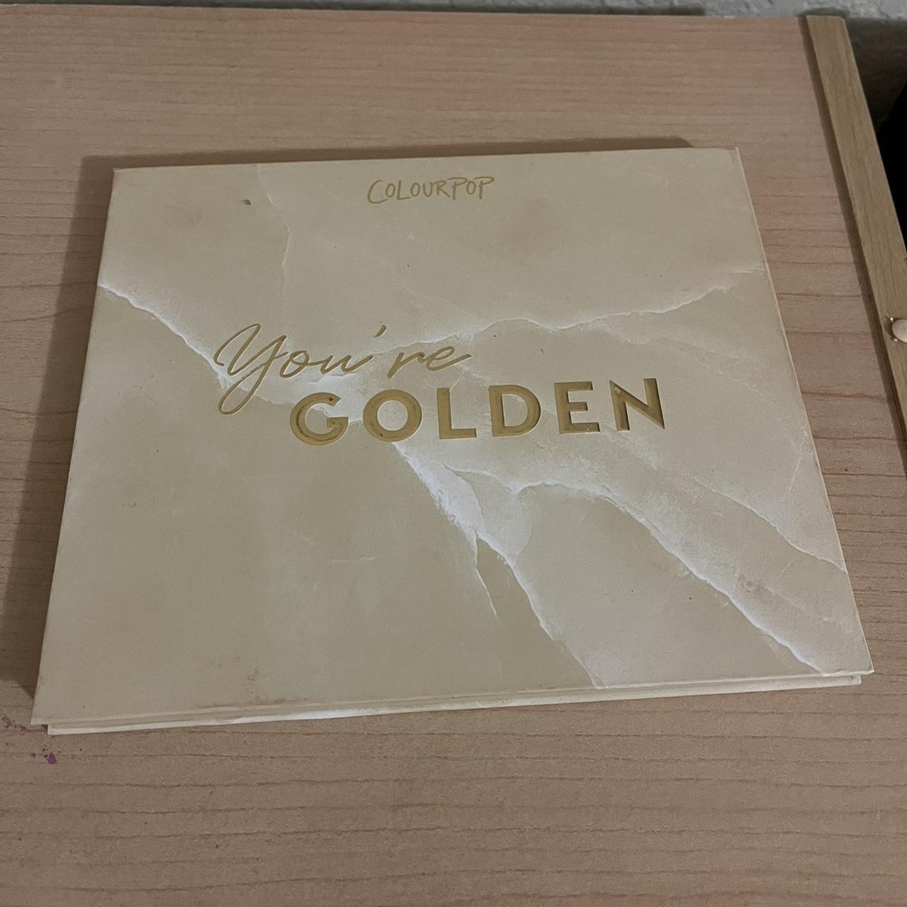 Colourpop you're golden eyeshadow palette - Depop