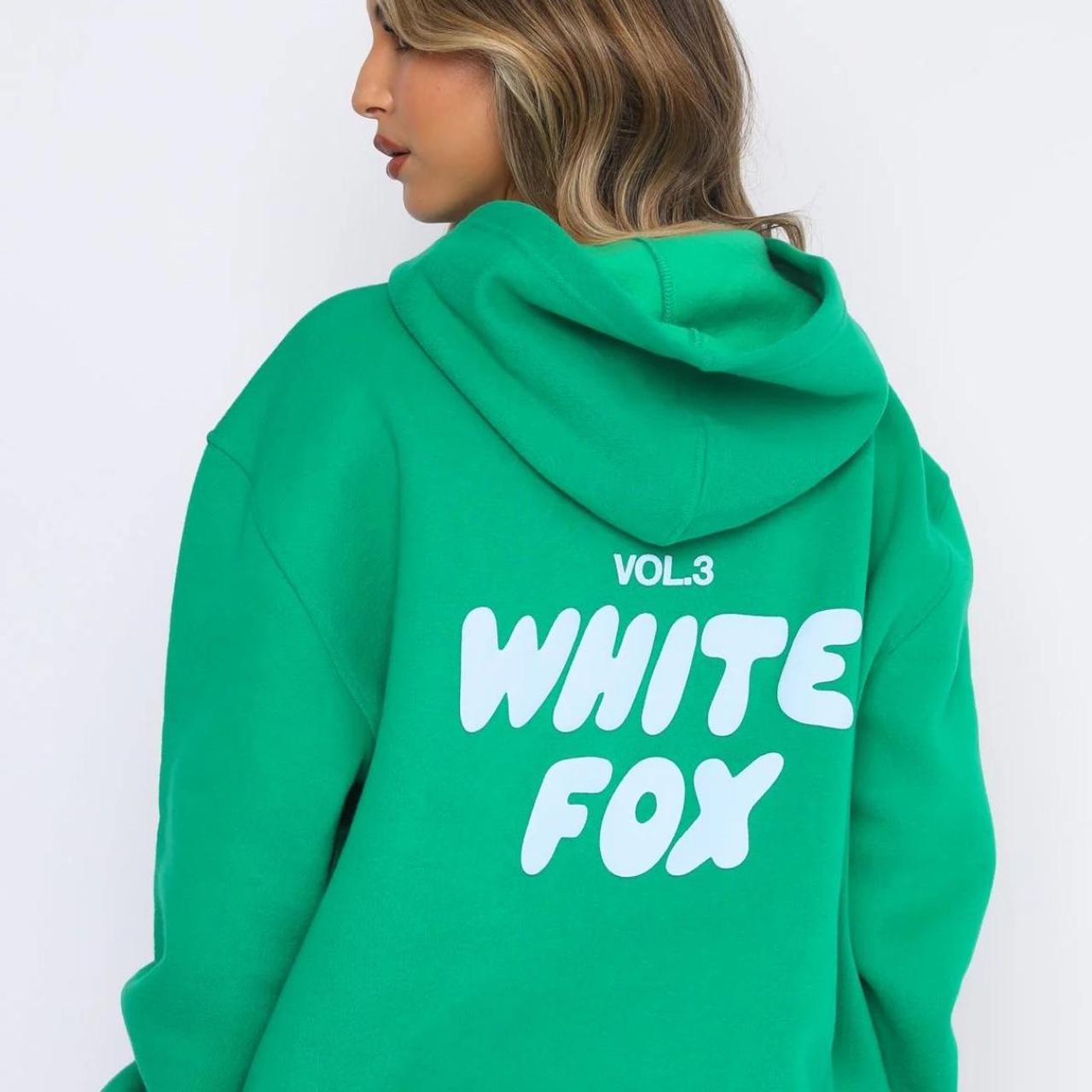white fox vol. 3 hoodie MEDIUM •worn no flaws - Depop