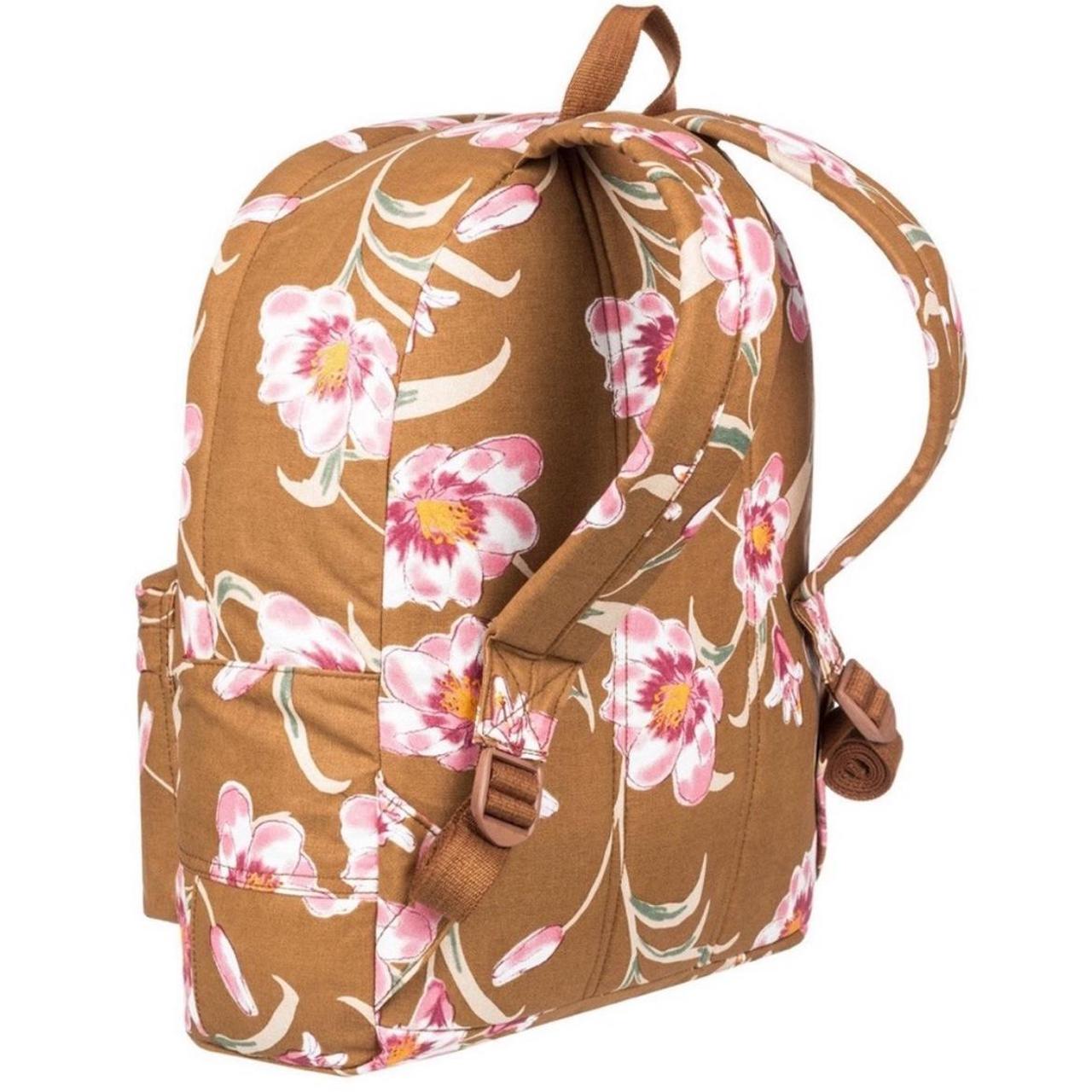 Floral Roxy Backpack - Depop
