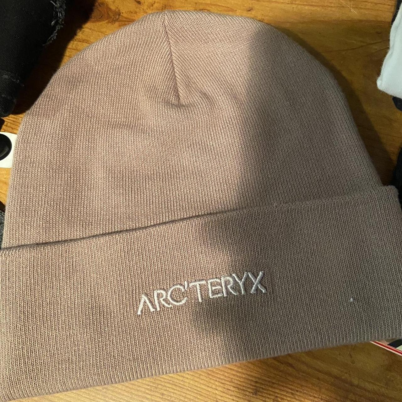 Tan Arc’teryx beanie Lightly worn a few times - Depop Tan Arc’teryx beanie Lightly worn a few times - Depop