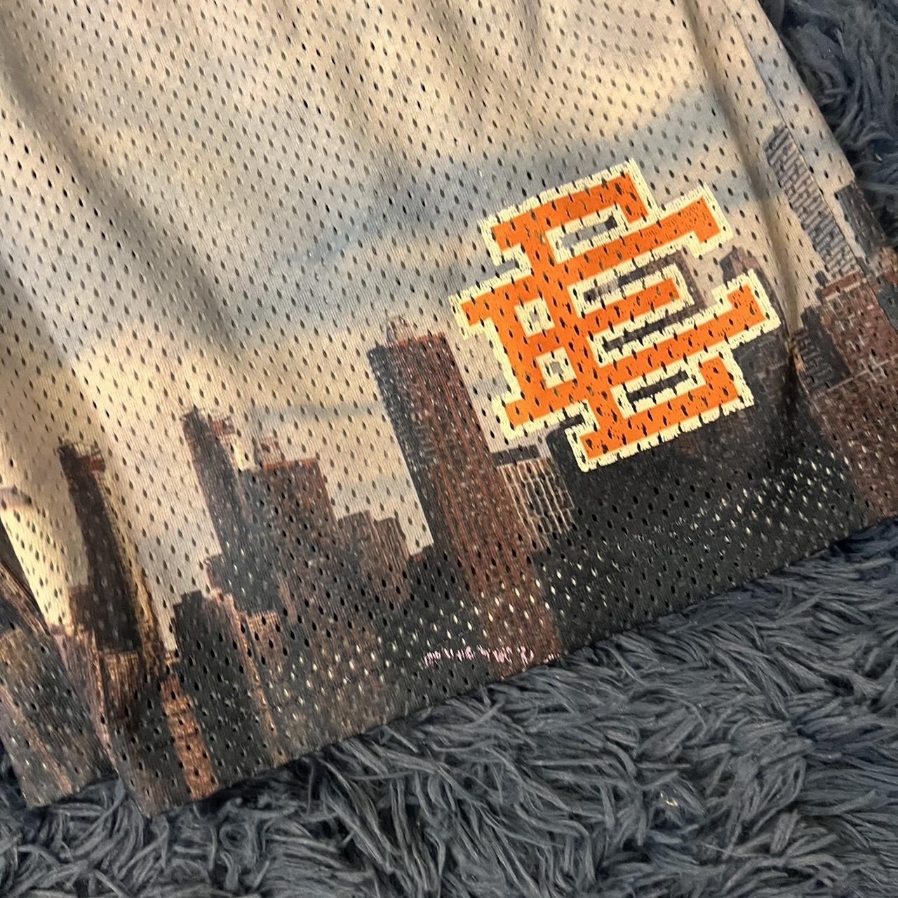 Eric Emmanuel NYC Shorts Size large Small paint... | Depop