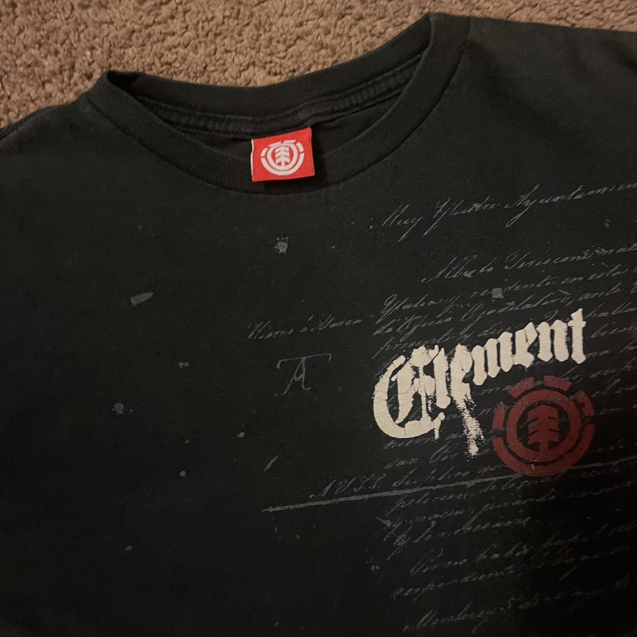 y2k emo grudge element t shirt size medium no flaws - Depop