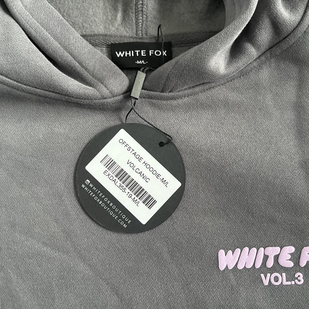volcanic white fox vol. 3 hoodie size... - Depop