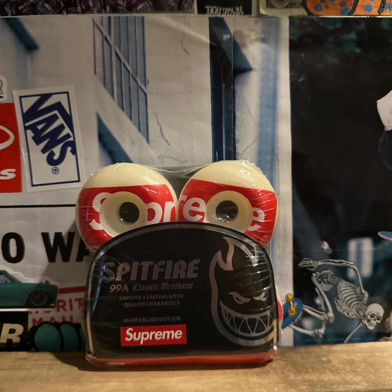 Supreme x spitfire standard shaped 52mm wheel Brand... | Depop