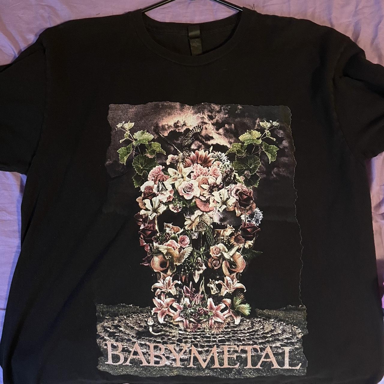 Baby Metal black 2018 world tour tshirt #babymetal... - Depop