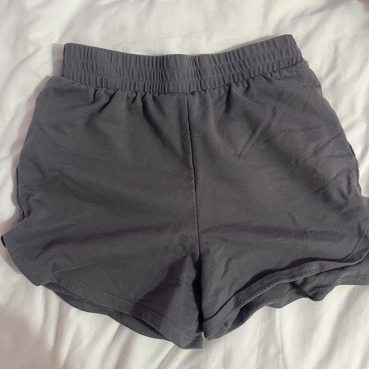 cutest mid-high rise shorts. org for buckle but i... - Depop