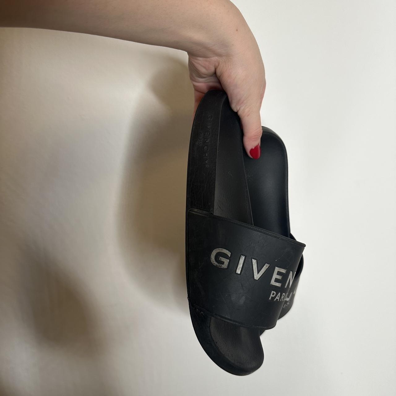 Givenchy Women's Black Slides | Depop
