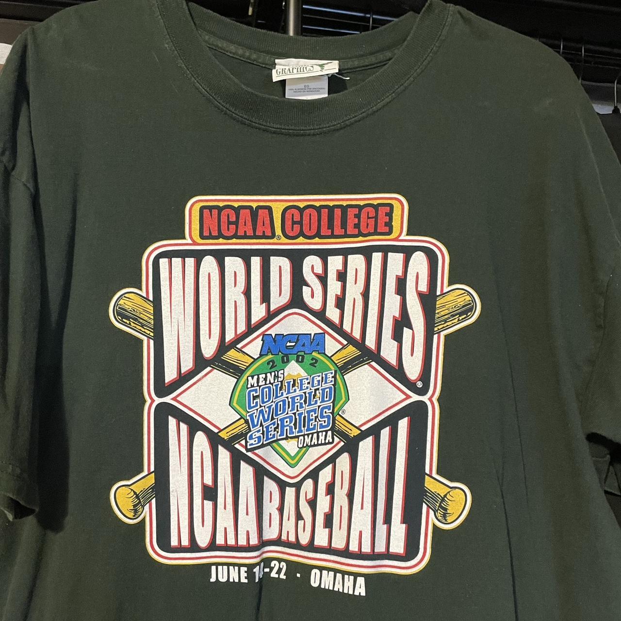 Y2K college World Series shirt XL - Depop