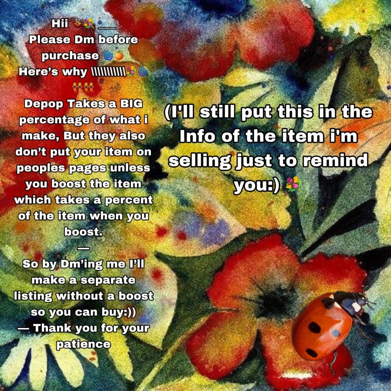 DO NOT BUY THIS LISTING YOU WILL NOT BE REFUNDED 😟💐🌀🪲🍎 - Depop