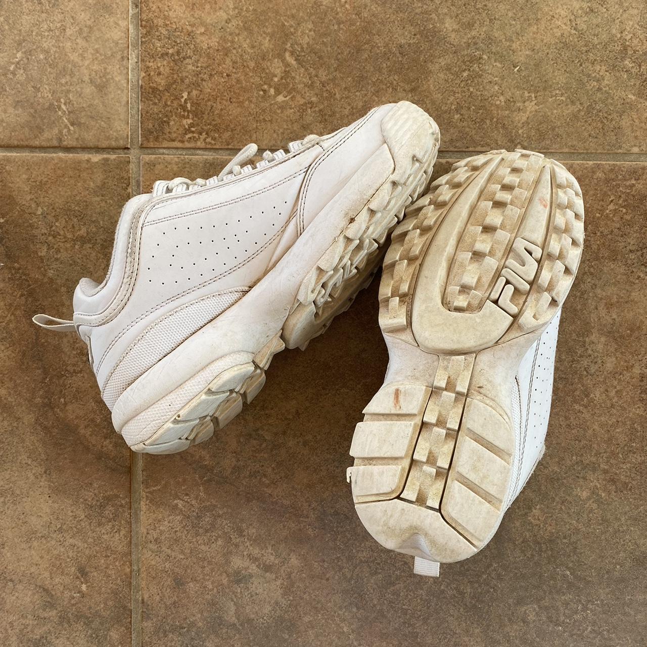 fila platform shoes -youth size 6, fits women’s... - Depop