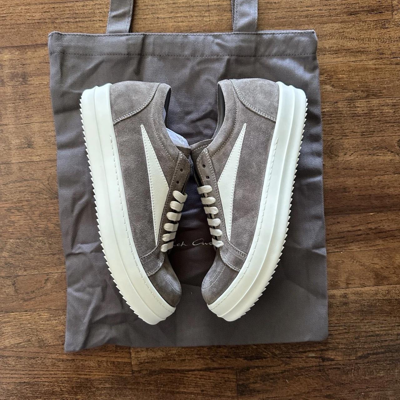 Rick owen vans brown suede brand new no box ready... | Depop