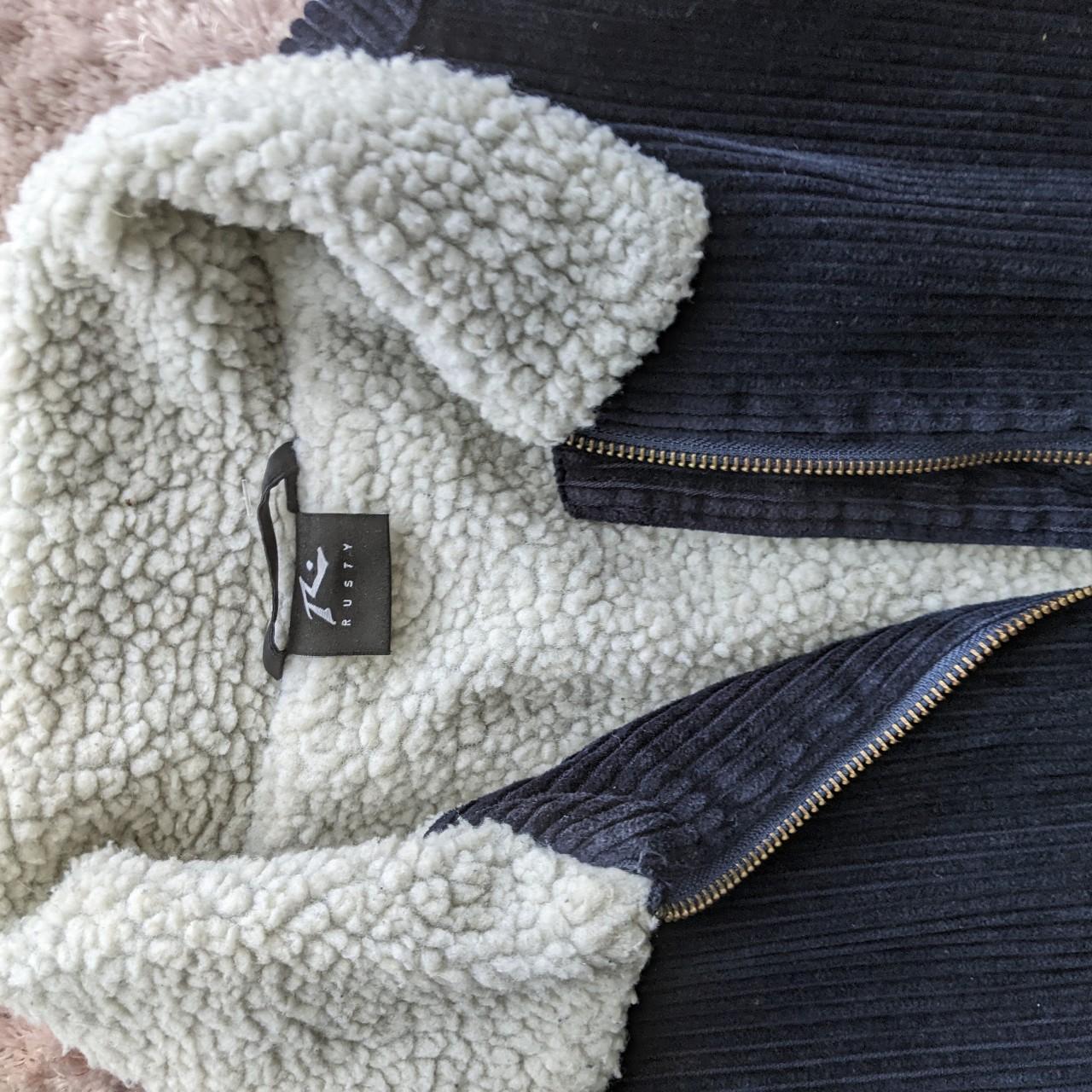 RIPCURL vintage cord jacket, dark blue sz mens small - Depop