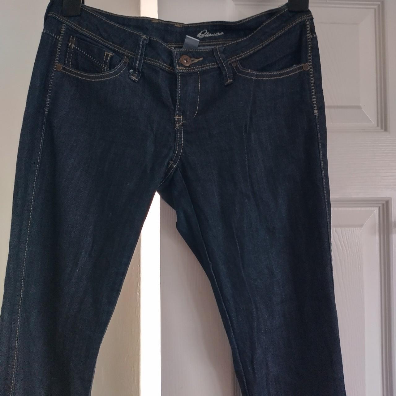 Mango (MNG) Bianca Slim Fit Jeans 38/10 UK Navy Blue... - Depop