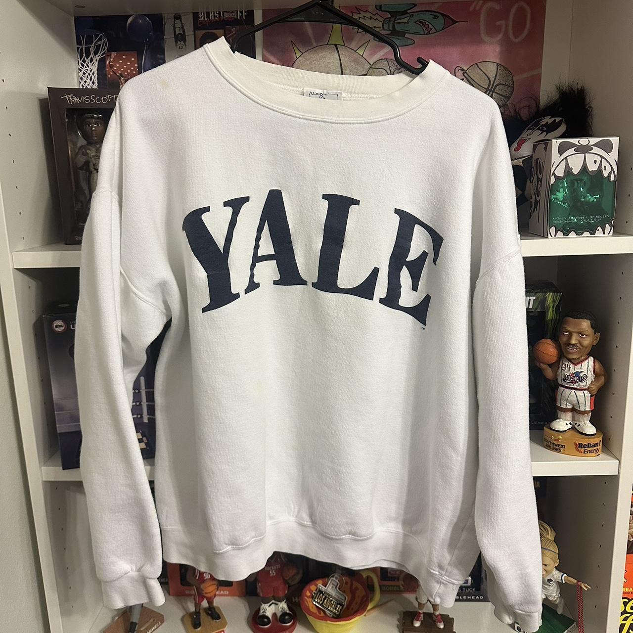 90s yale sweater boxy Large can fit medium a... - Depop