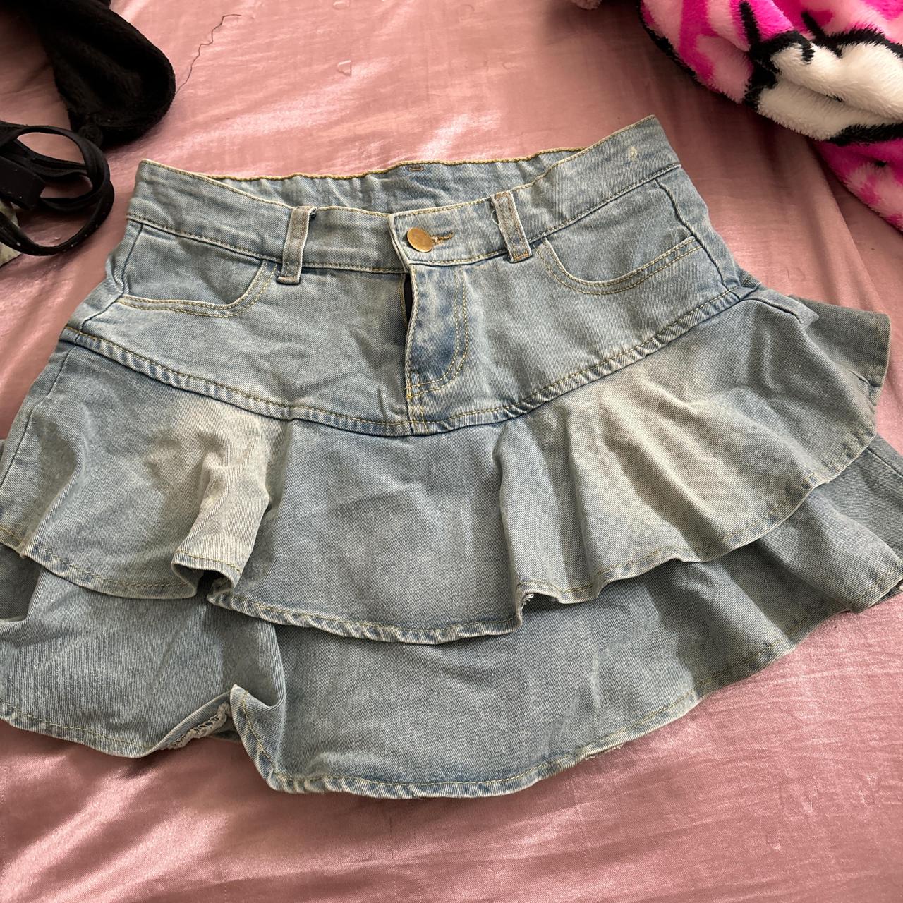 Cutecore Mini skirt Size XS-S Women #kawaii mini... - Depop