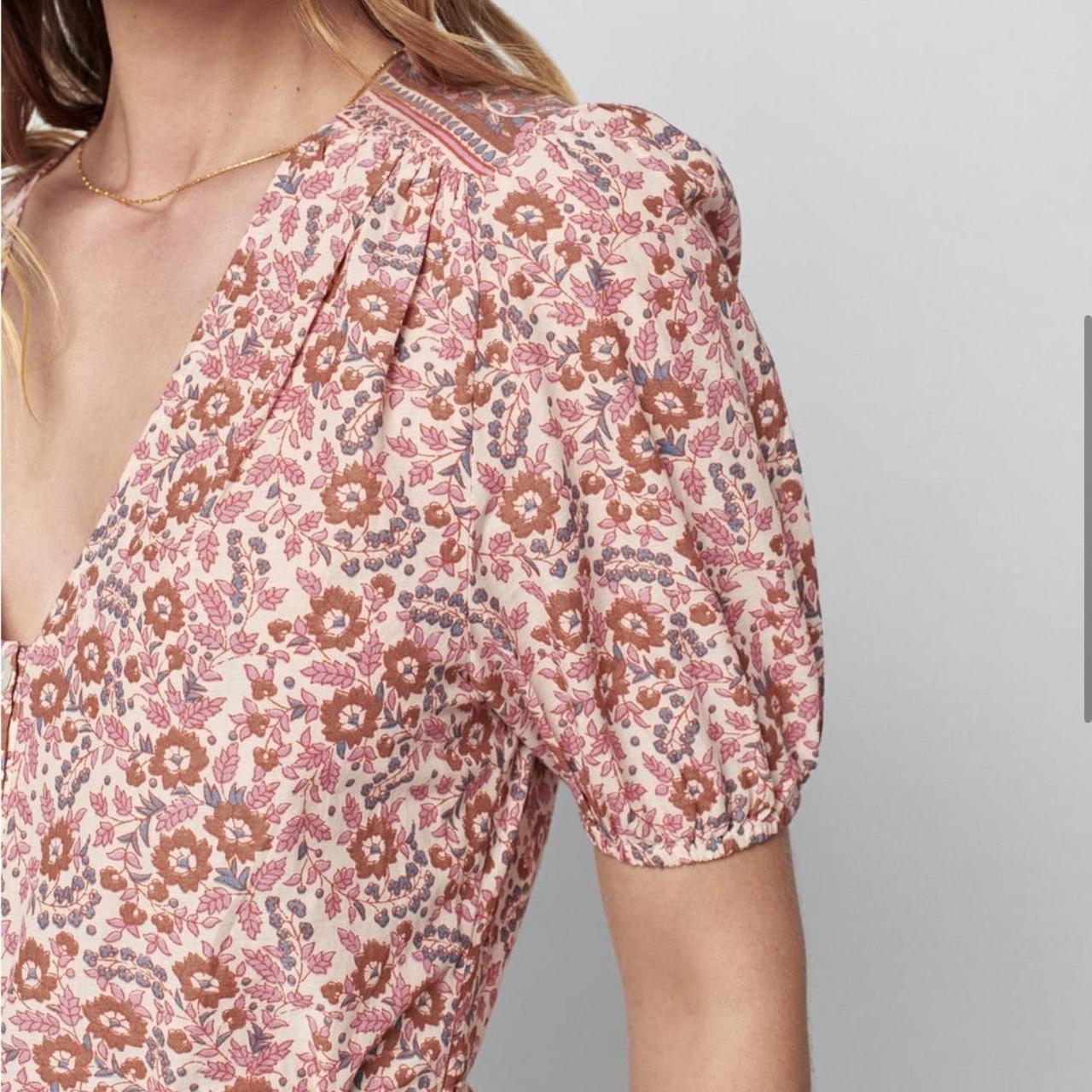 Faherty Women's Pink Dress | Depop