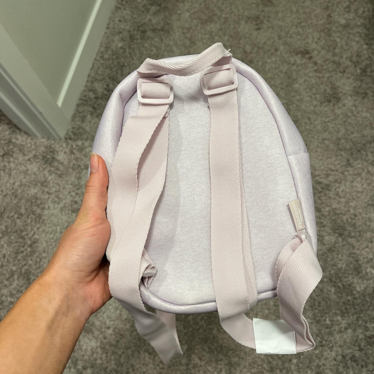 Mini purple Reebok backpack never used - Depop