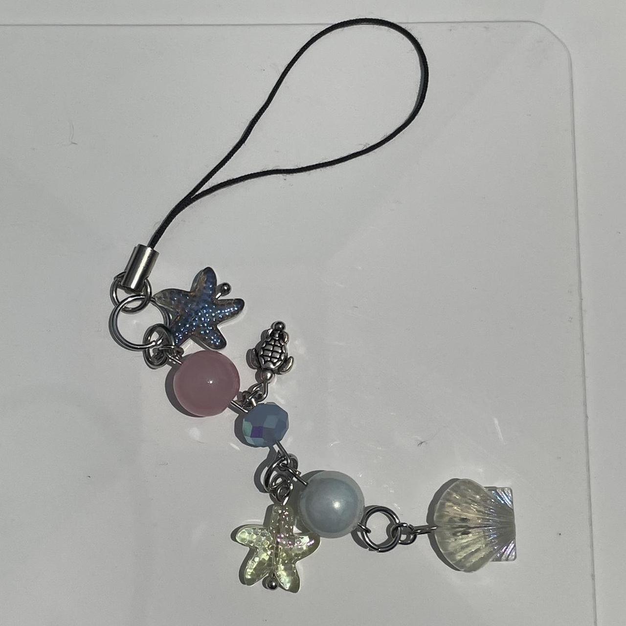 seashell phone charm - ties onto phone case buy 2... - Depop