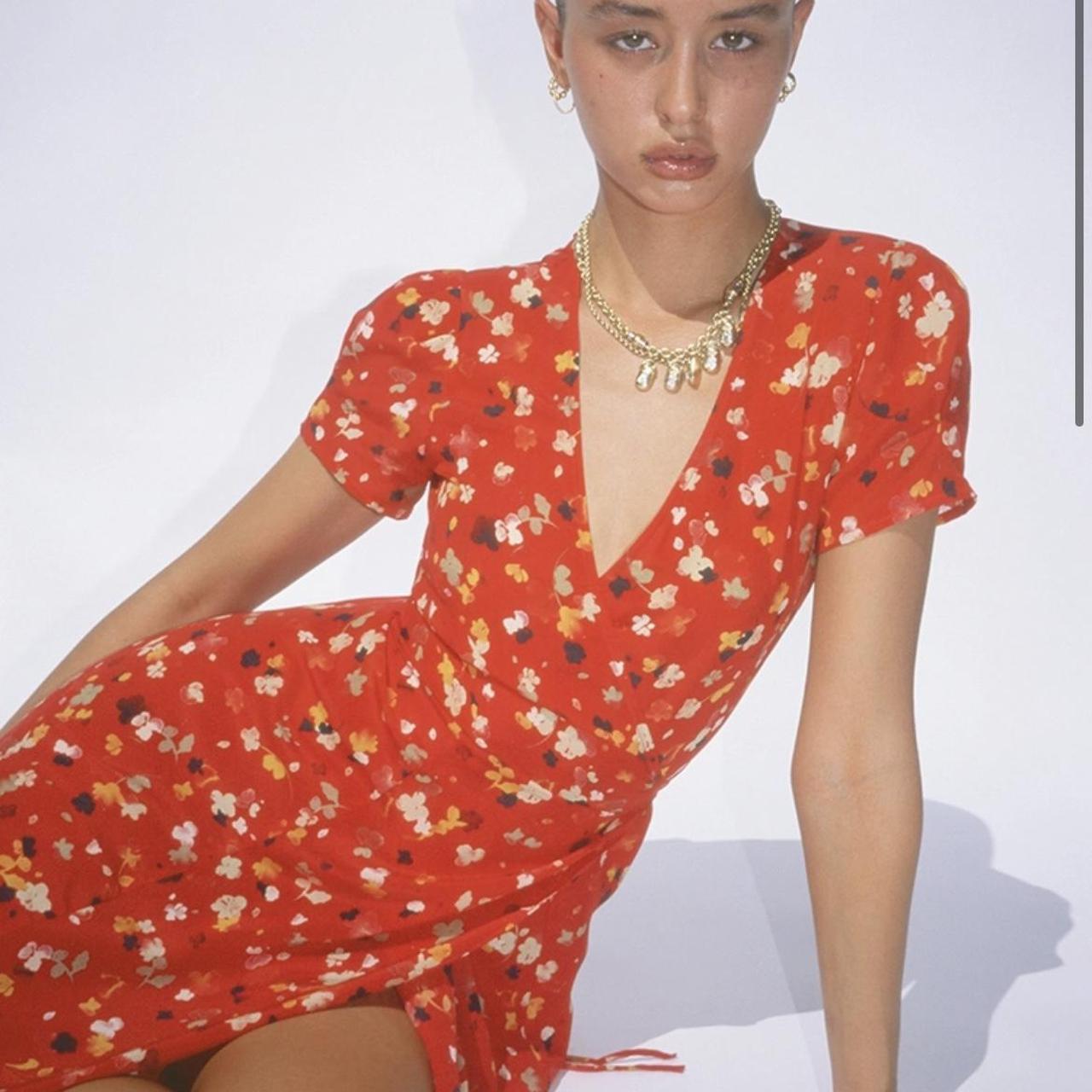 Realization Par Teale Dress. Size Medium. Rouge... - Depop