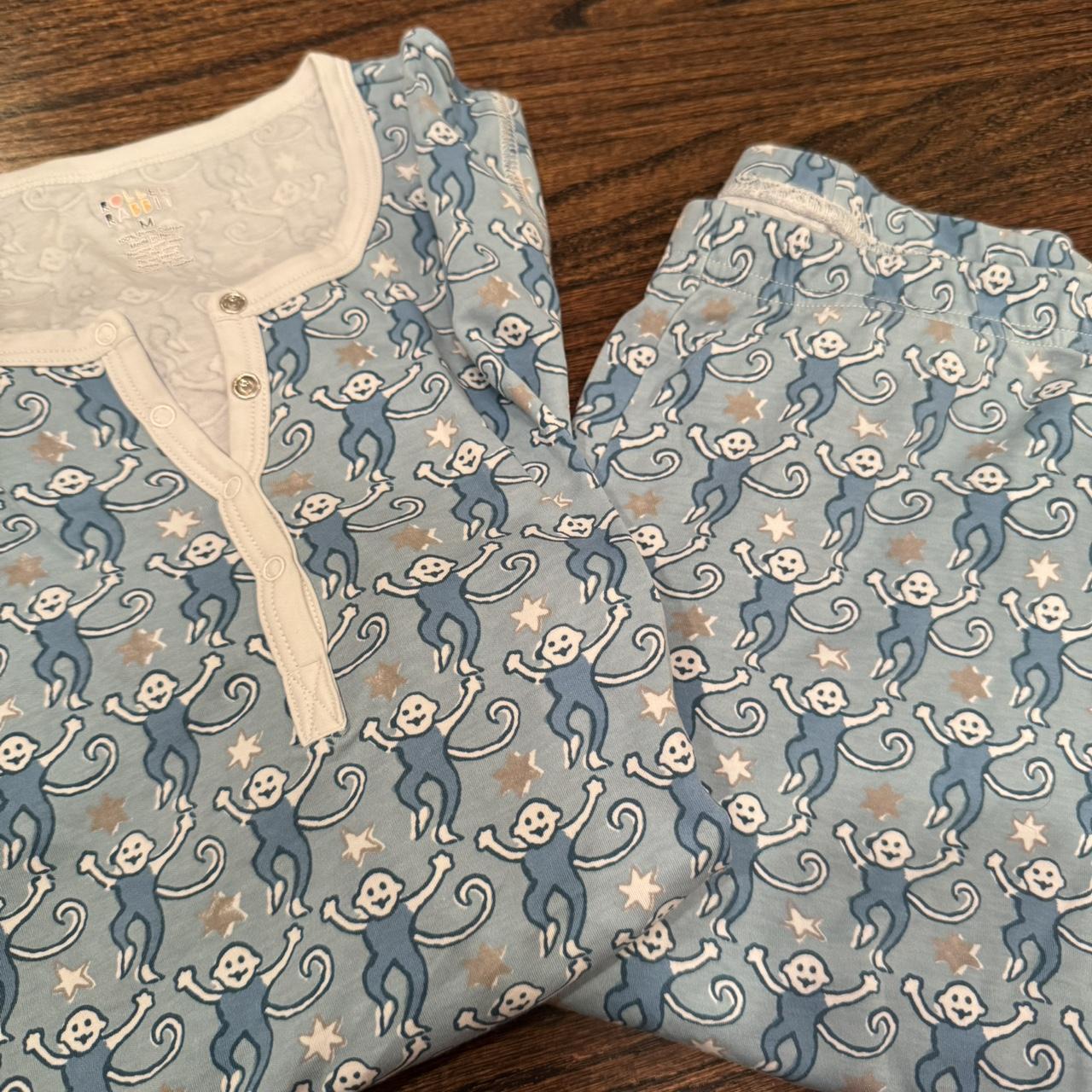 hanukkah roller rabbit monkey pajamas -never worn... | Depop