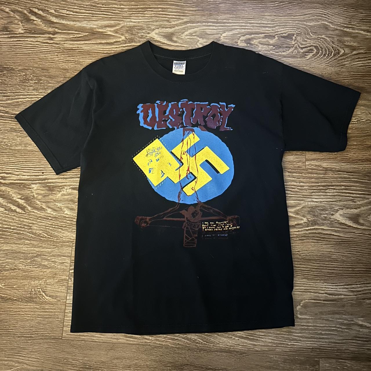 Rare 1990s Destroy Shirt Zero... | Depop