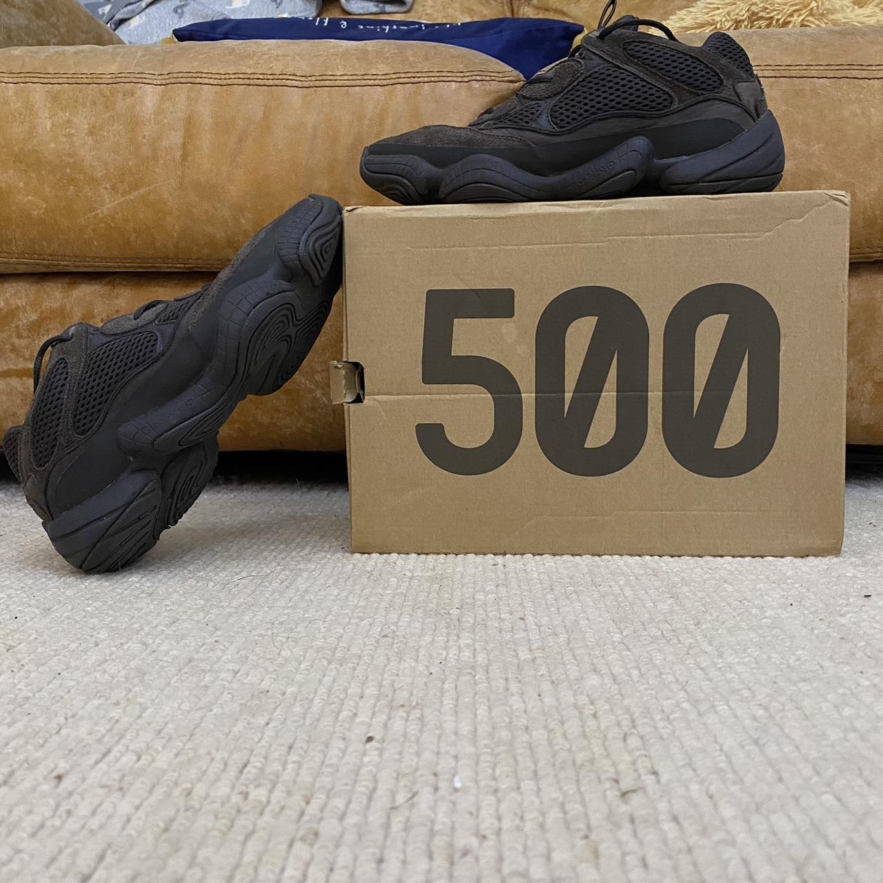 Yeezy 500 Utility Black Size UK 8 - Depop