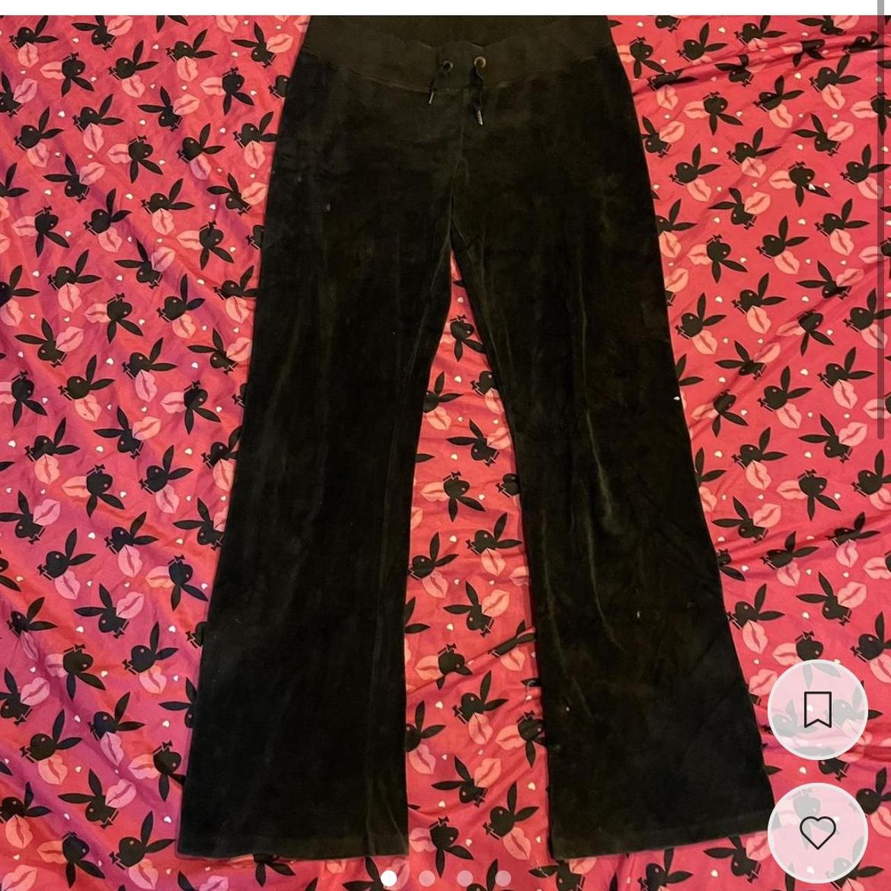 Bebe Women's Black and Gold Joggers-tracksuits | Depop