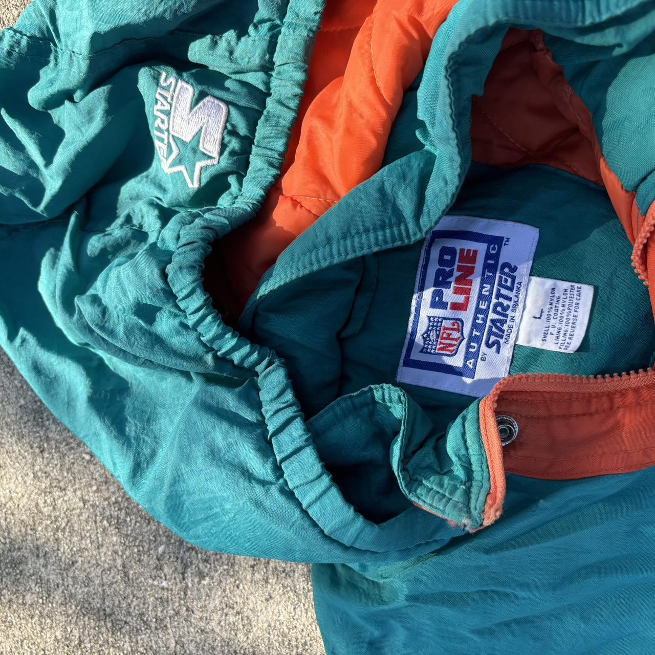 Miami dolphins authentic starter jacket. VINTAGE.... - Depop